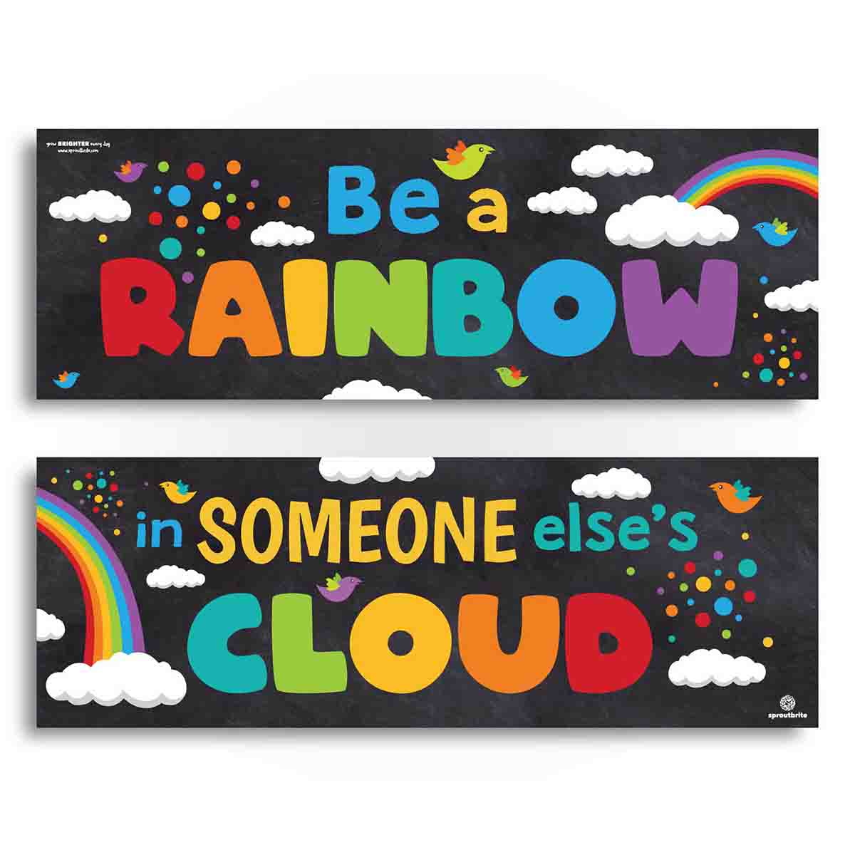 Rainbow Classroom Welcome Banner | Sproutbrite