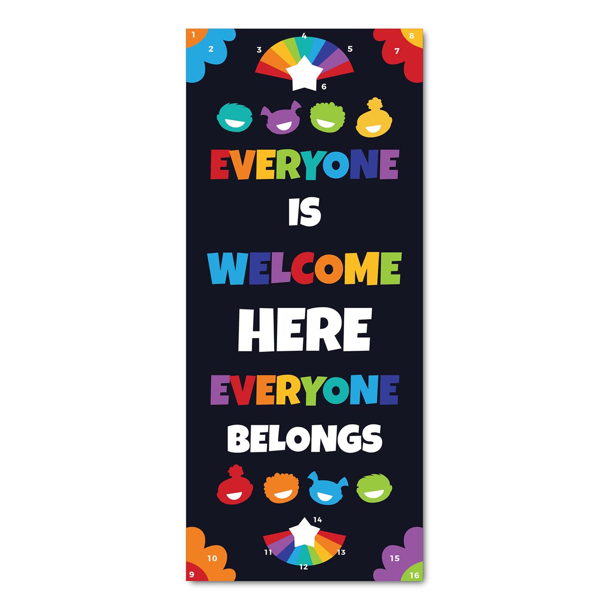 Classroom Door Decoration Kit - Everyone is Welcome Here Everyone Belo ...