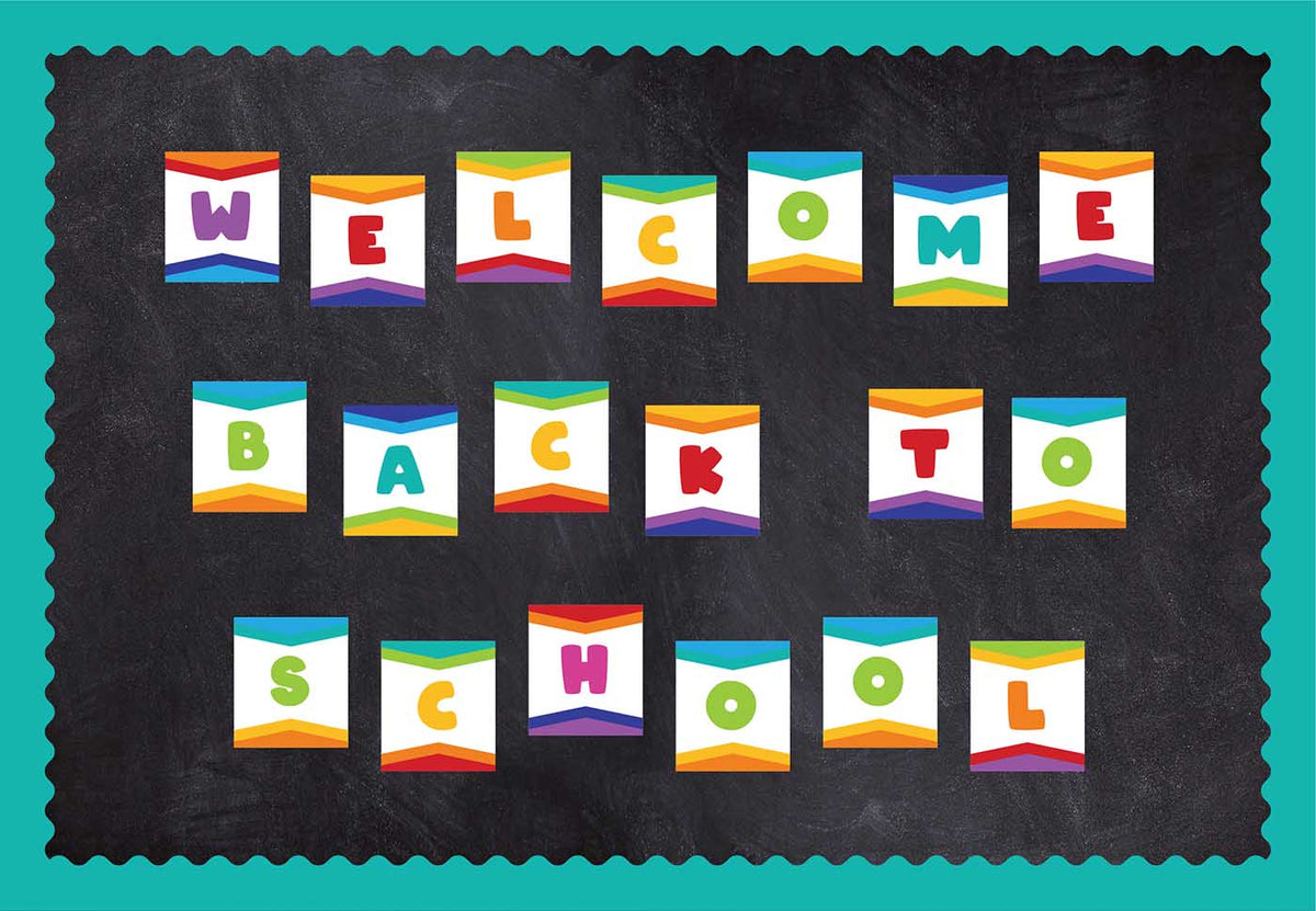 Back to School Bulletin Board Banner Letters - Print Your Own – Sproutbrite