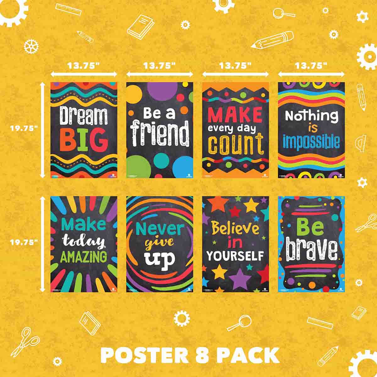 Classroom Blackboard Posters | Sproutbrite
