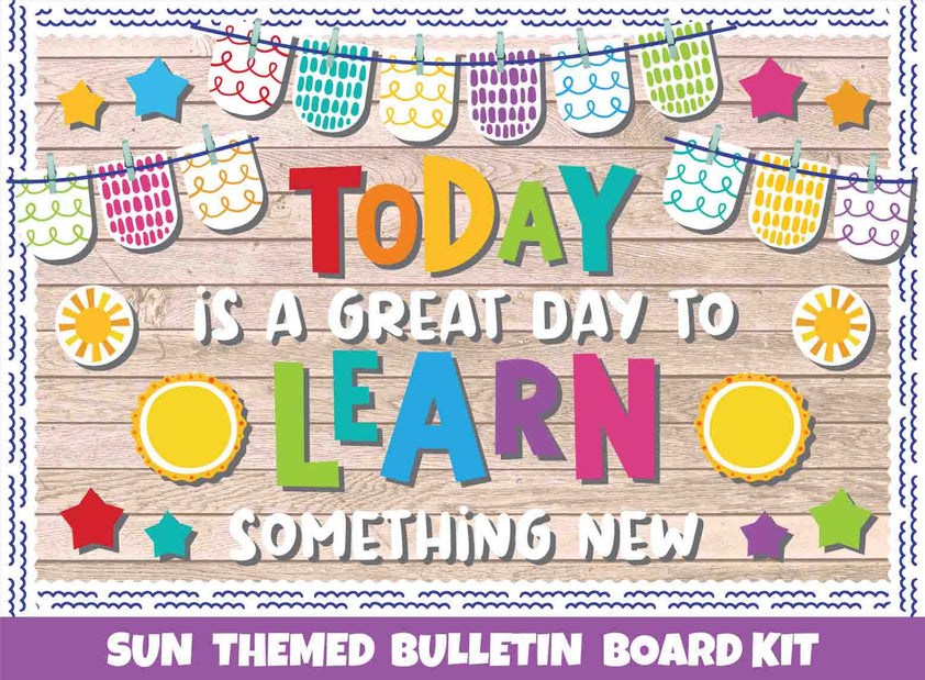 Print Your Own Bulletin Boards - Today is a Great Day to Learn ...