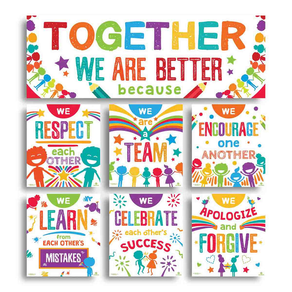 Teamwork Poster For Kids