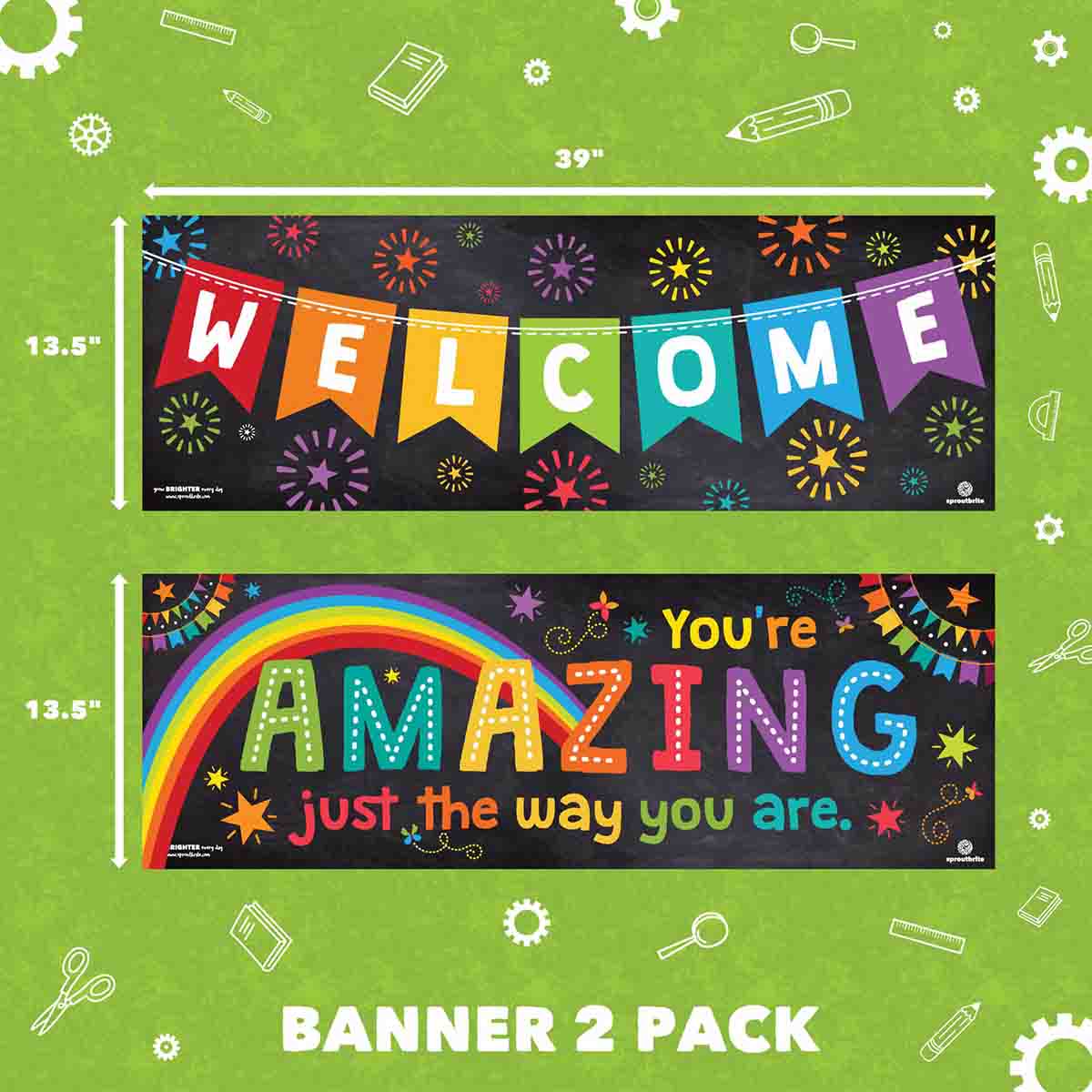 Classroom Welcome Banner - You're Amazing Just the Way You Are ...